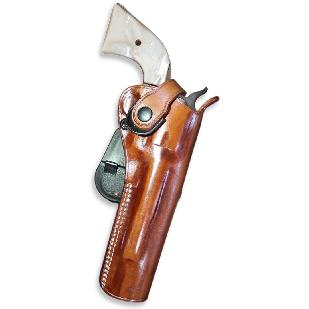 Leather Paddle Revolver Holster Colt Single Action Army 45/ 45LC 7-1/2 ...
