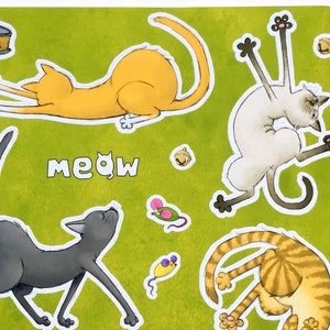 Meow Stickers - Etsy