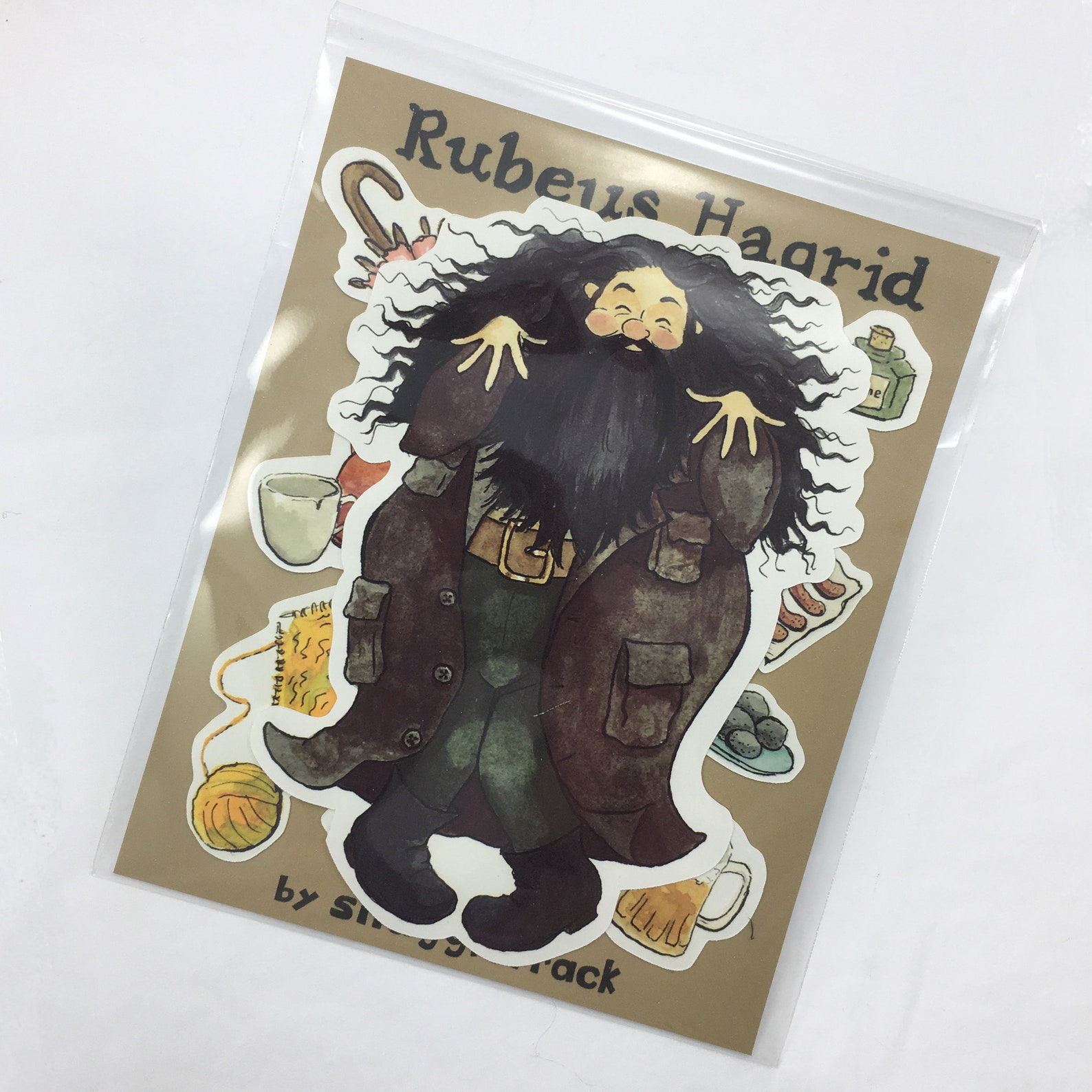 Rubeus Hagrid Sticker Set - Etsy