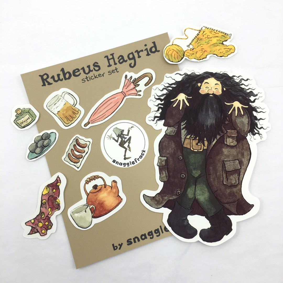 Rubeus Hagrid Sticker Set - Etsy