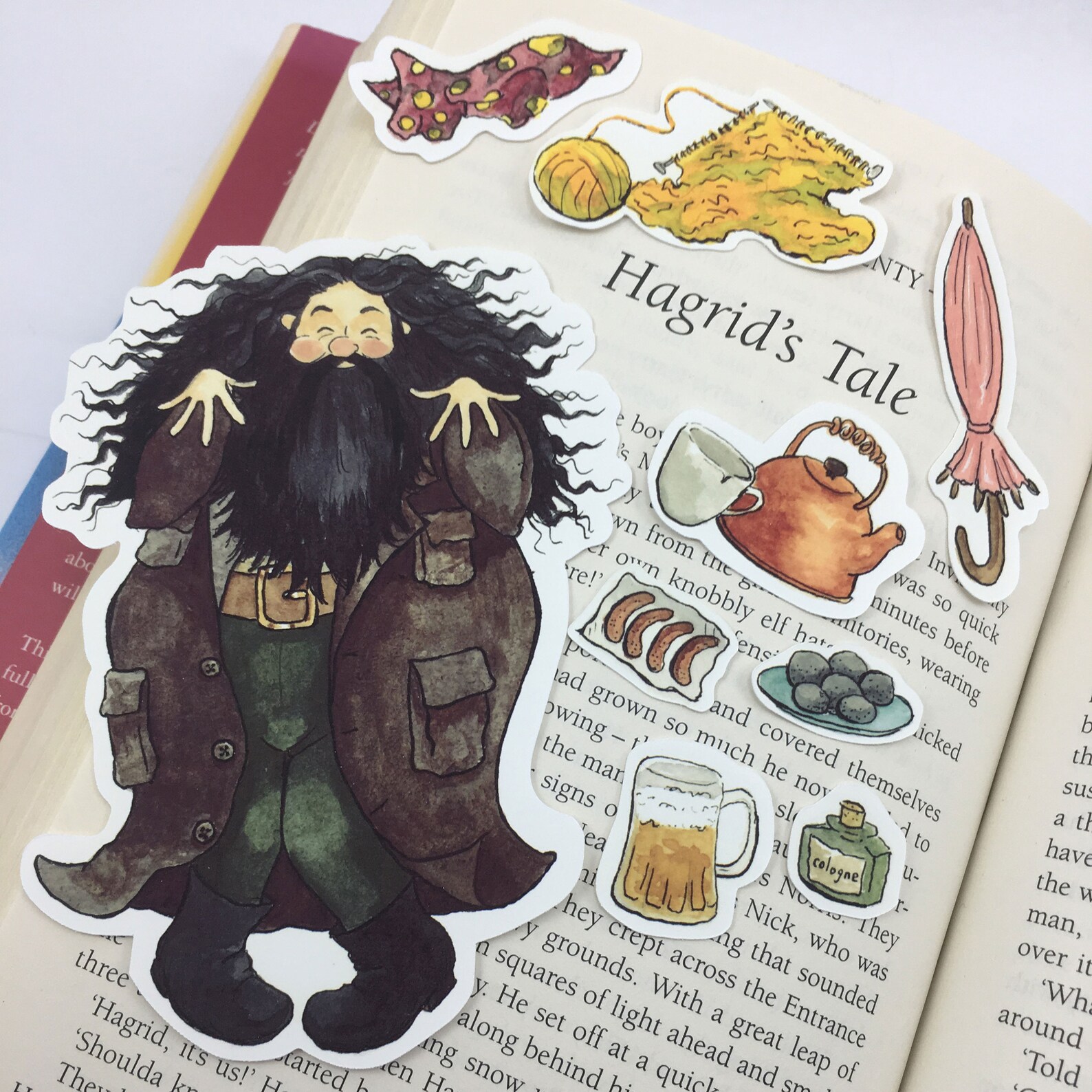 Rubeus Hagrid Sticker Set - Etsy