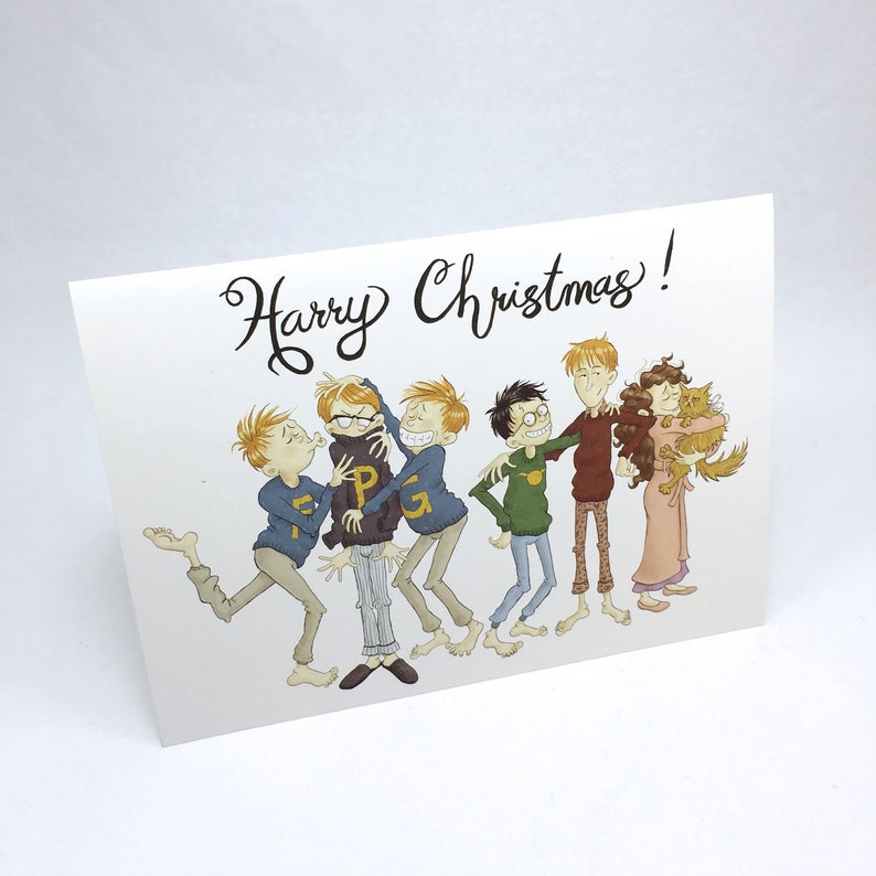 Harry Christmas Card - Etsy