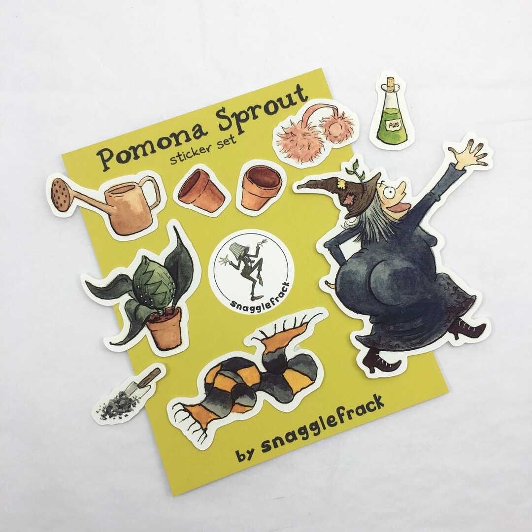 Pomona Sprout Sticker Set - Etsy