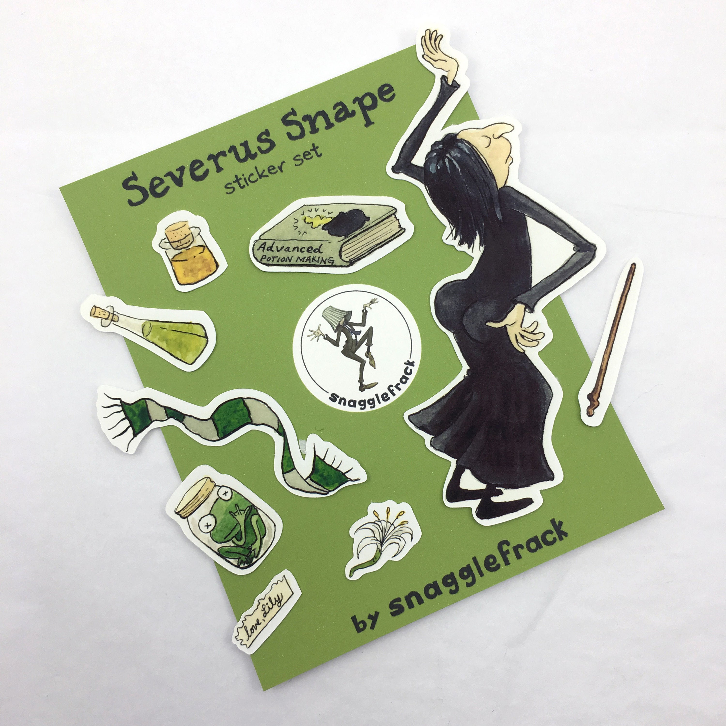 Severus Snape Sticker Set - Etsy