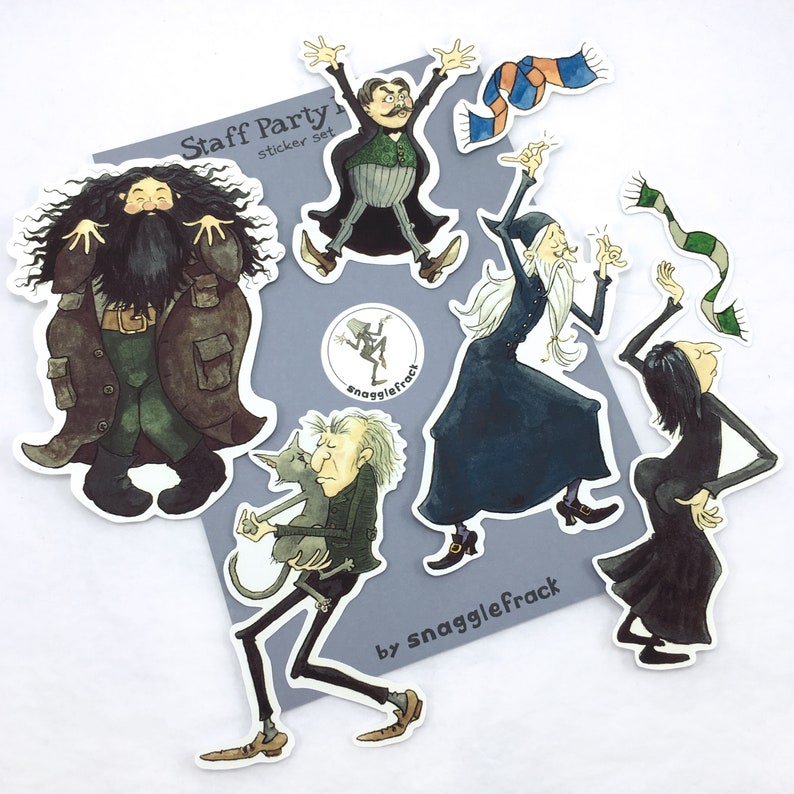 Staff Party Sticker Set 2 - Etsy