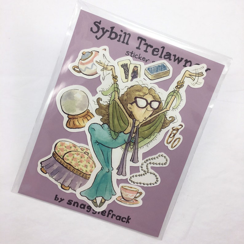 Sybill Trelawney Sticker Set | Etsy