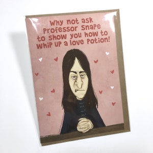 Snape Valentine's Card - Etsy