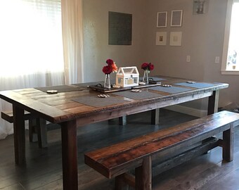 Farmhouse dining table | Etsy