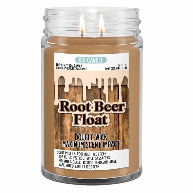 Root Beer Float Scented Soy Candle – Nostalgic Summer Aroma - Etsy