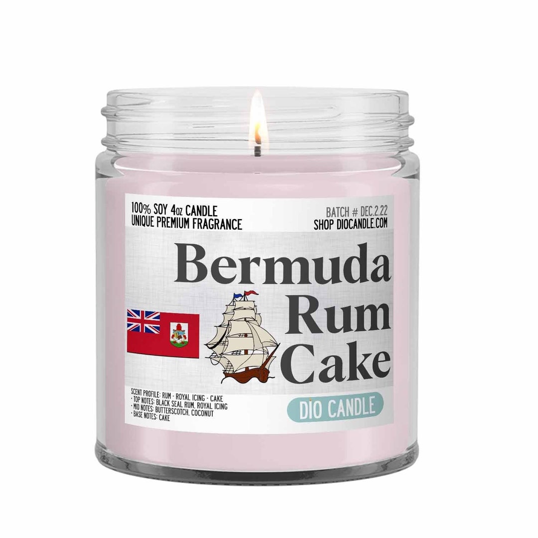 Bermuda Rum Cakes Scented Candle - Smells Like Rum, Royal Icing and ...