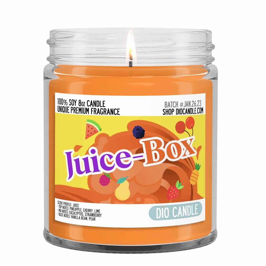 Juice Box Scented Soy Candle - Unique Scent by Dio Candle - #1 for ...