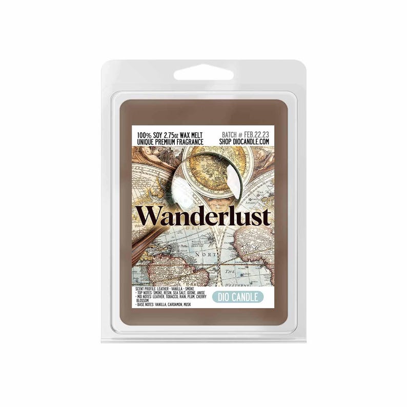 Wanderlust Scented Soy Candle - Unique Scent by Dio Candle - #1 for ...
