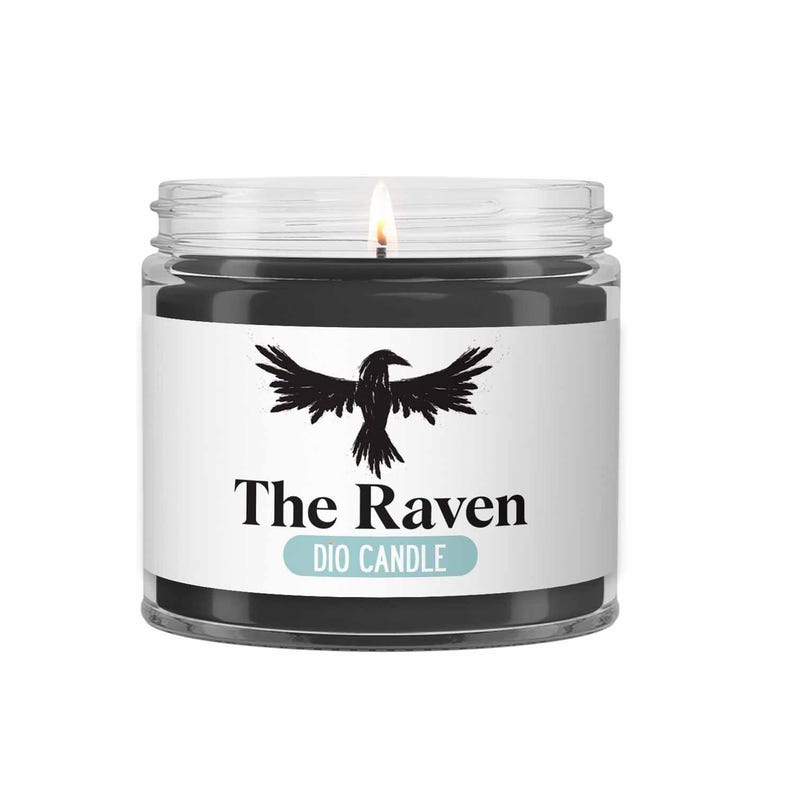 Raven Scented Soy Candle - Unique Scent by Dio Candle - #1 for Great ...