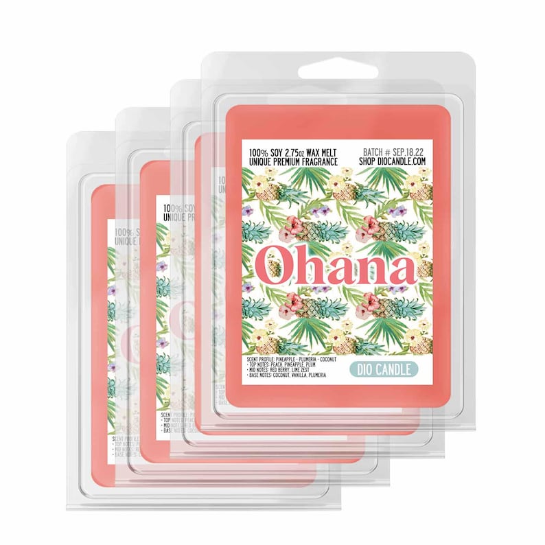 Hawaiian Ohana Scented Soy Candle - Unique Scent by Dio Candle - #1 for ...