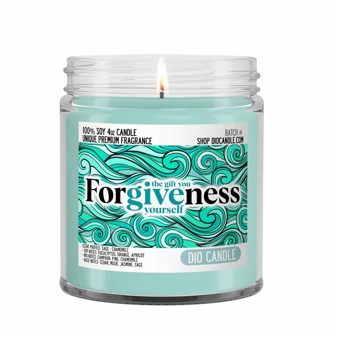 Forgiveness Scented Candle - Smells Like Sage and Chamomile - Dio ...