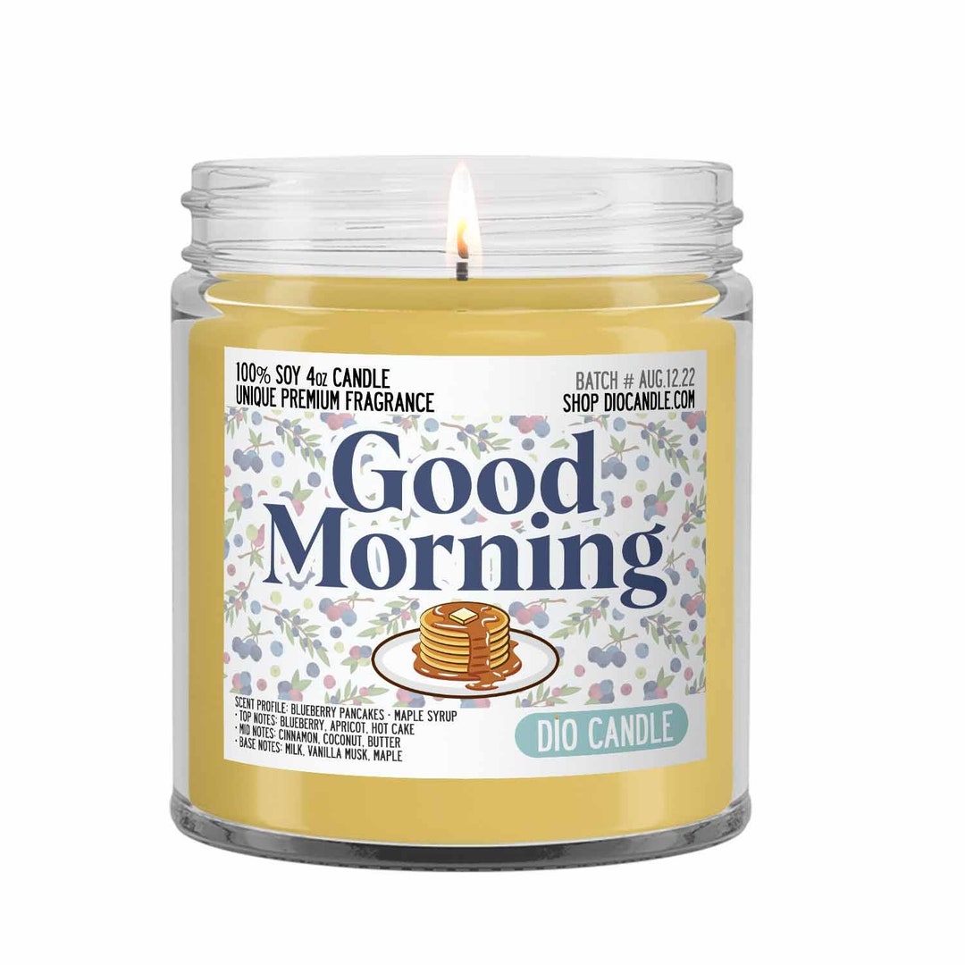 Good Morning Scented Candle - Smells Like Blueberry Pancakes and Maple ...