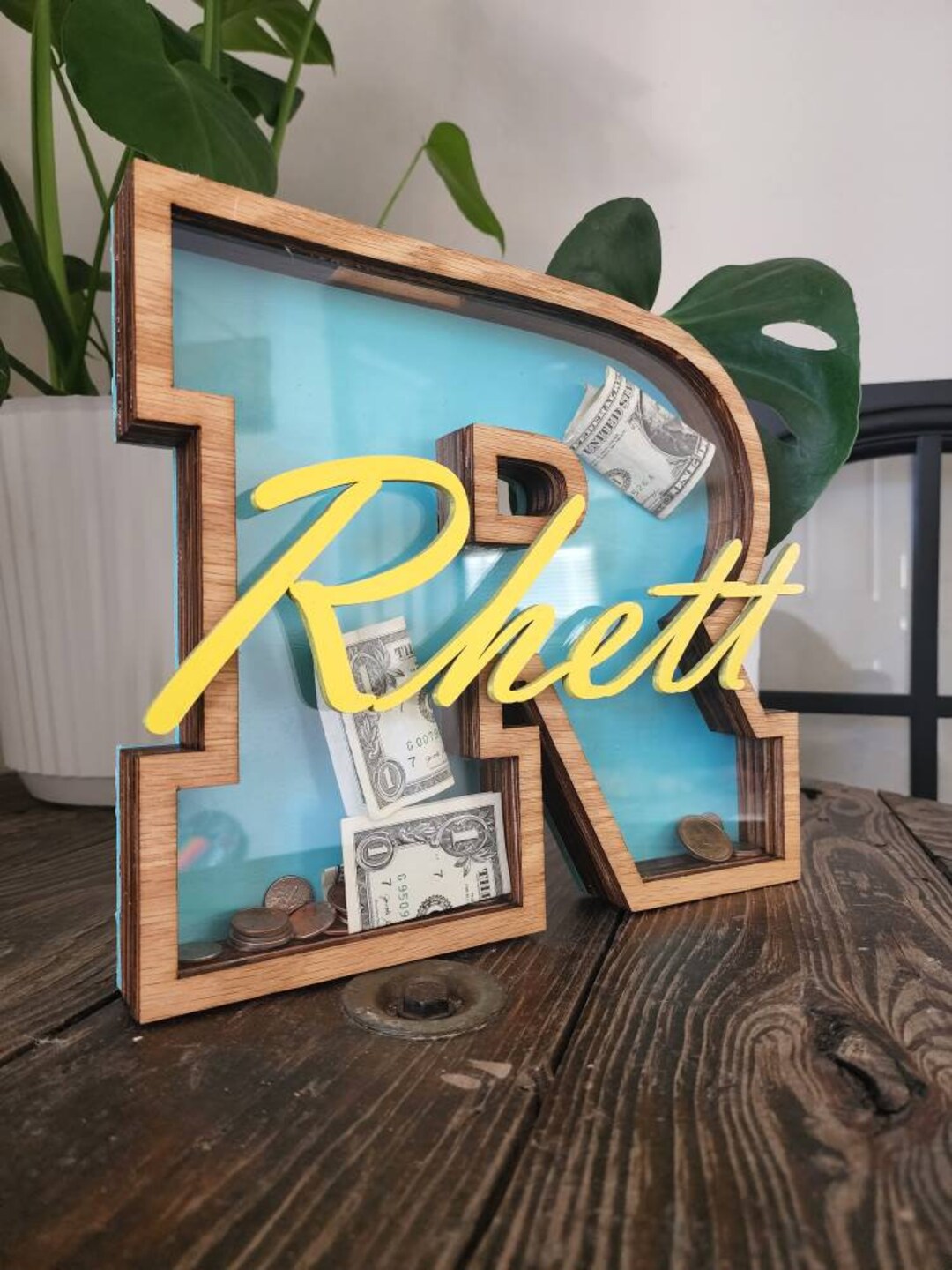 Personalized Piggy Bank, Custom Coin Bank, Gift, Personalized, Child ...