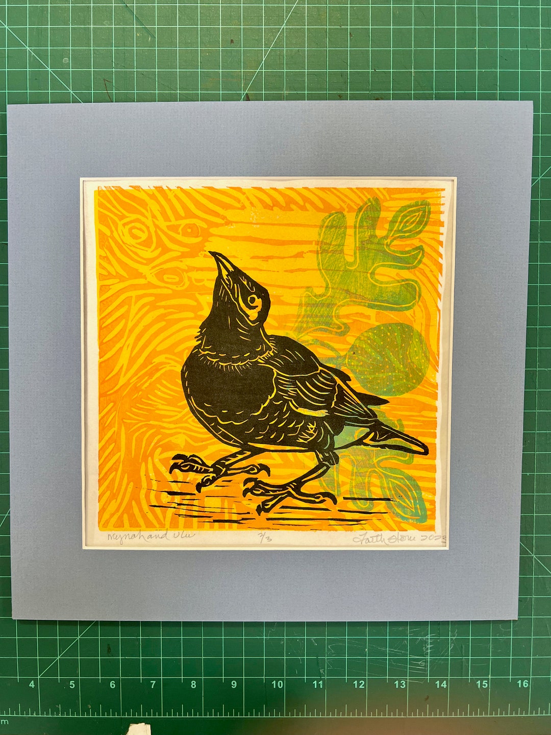 Mynah With Ulu, Breadfruit and Mynah, Hawaiian Mynah, Ulu Quilt Pattern ...