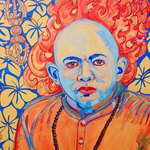 Giclée of Pop Rudi, Rudi, Meditation Yoga Rudrananda, Swami Rudrananda ...