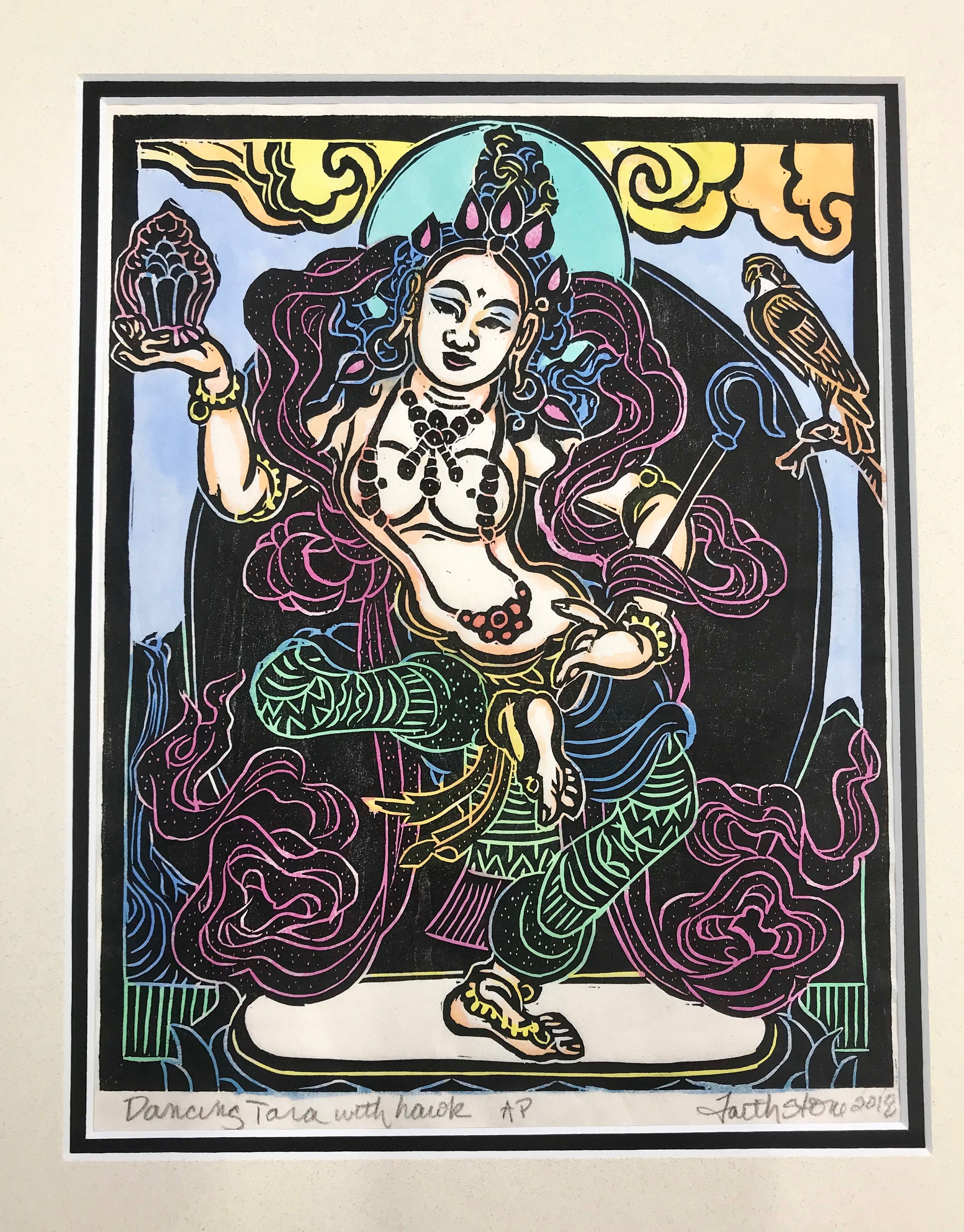 Tara, Dancing Tara with hook, protector goddess, guardian Tara ...