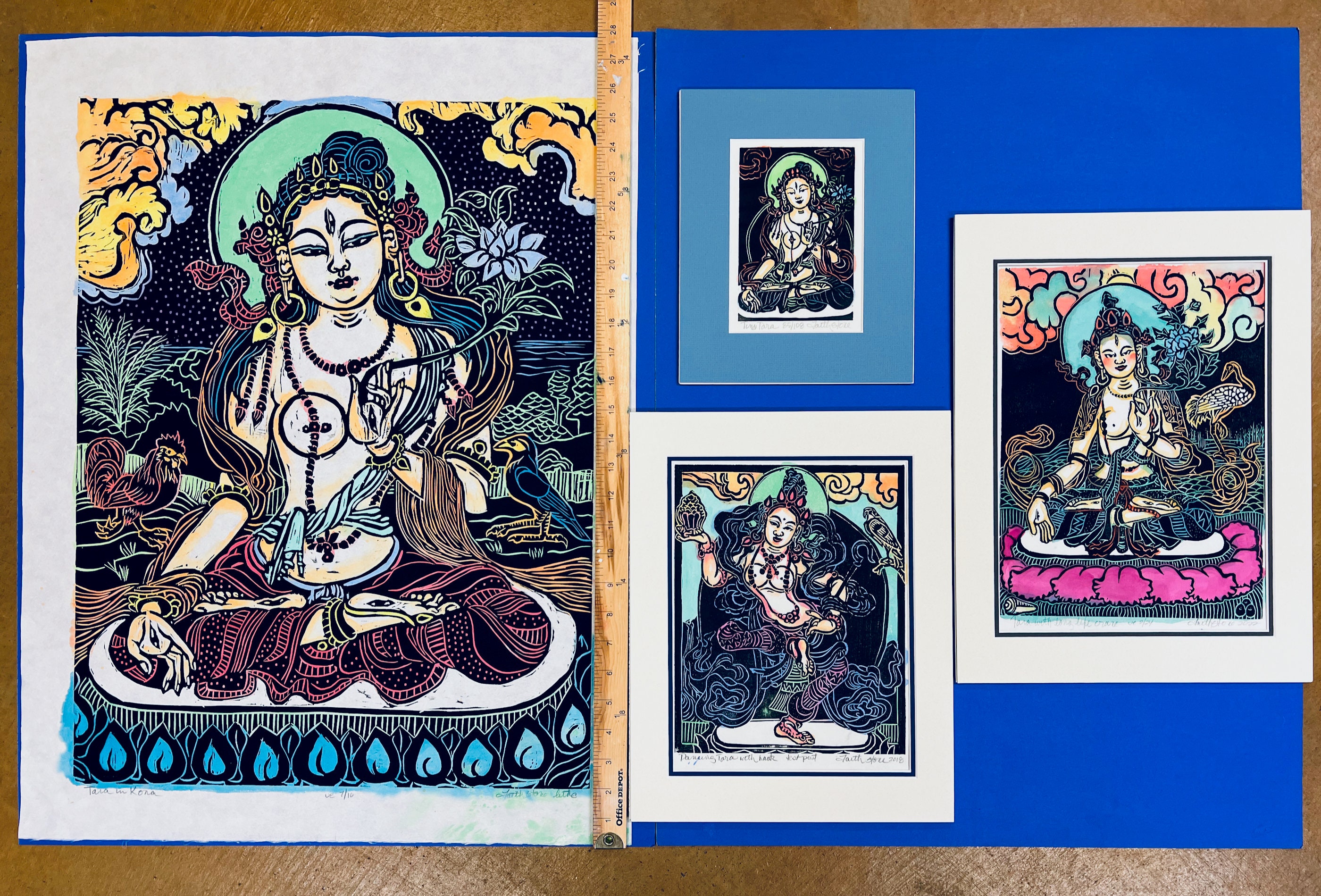 Tara, Dancing Tara with hook, protector goddess, guardian Tara ...