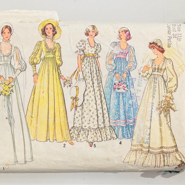 Boho Wedding Dress Sewing Pattern - Etsy
