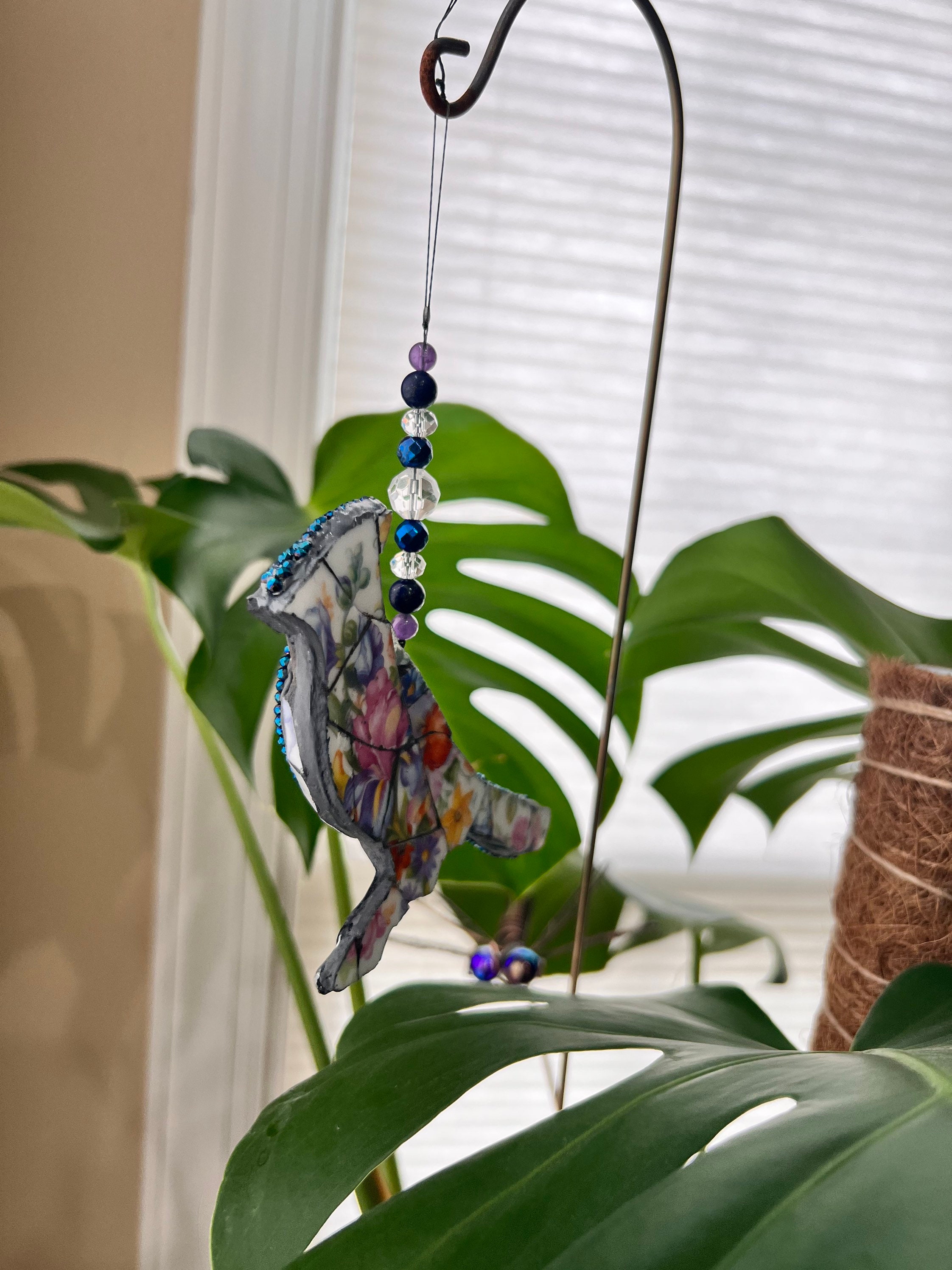 Unique BLUE JAY Two Sided Blue Jay Mosaic Ornament - Etsy