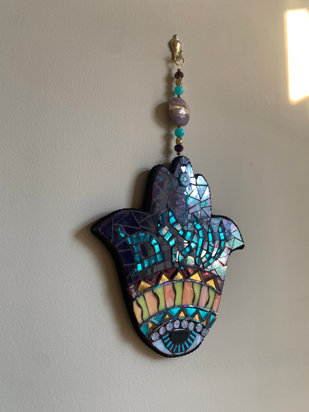 Shalom and Evil Eye Hamsa - Etsy