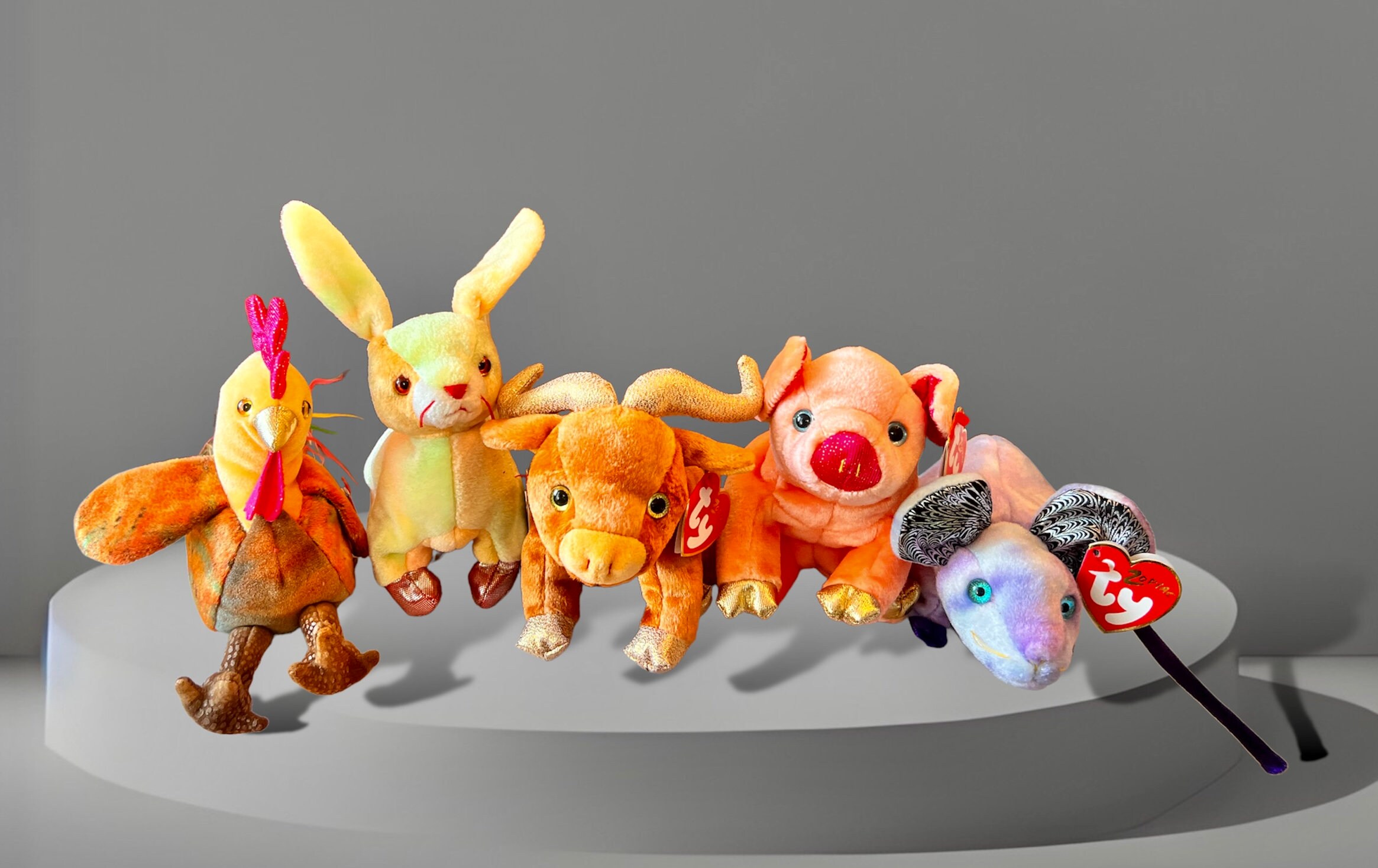Vintage/ 12 Chinese Zodiac Beanie Babies/2000/complete Set/ - Etsy