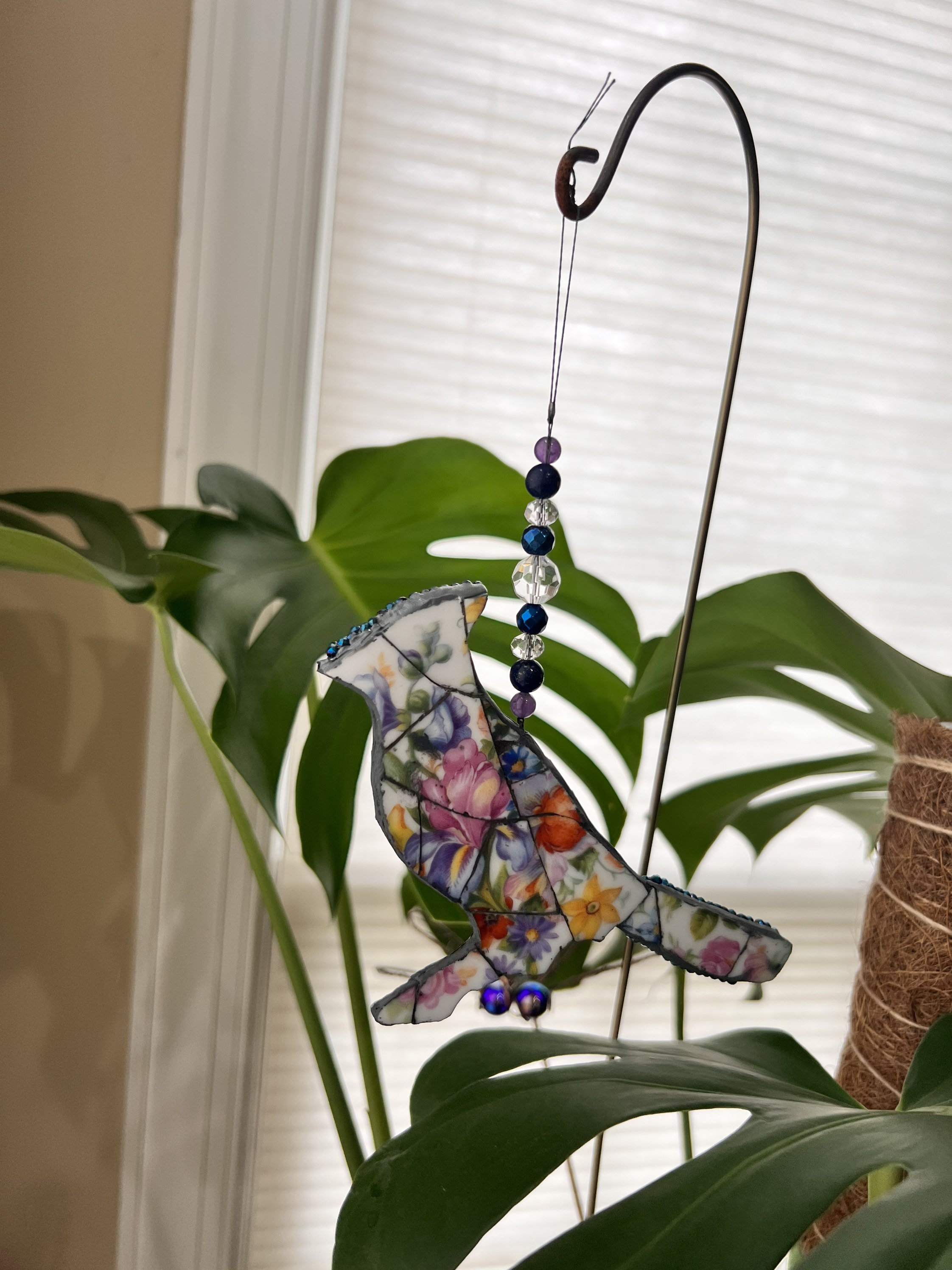 Unique BLUE JAY Two Sided Blue Jay Mosaic Ornament - Etsy