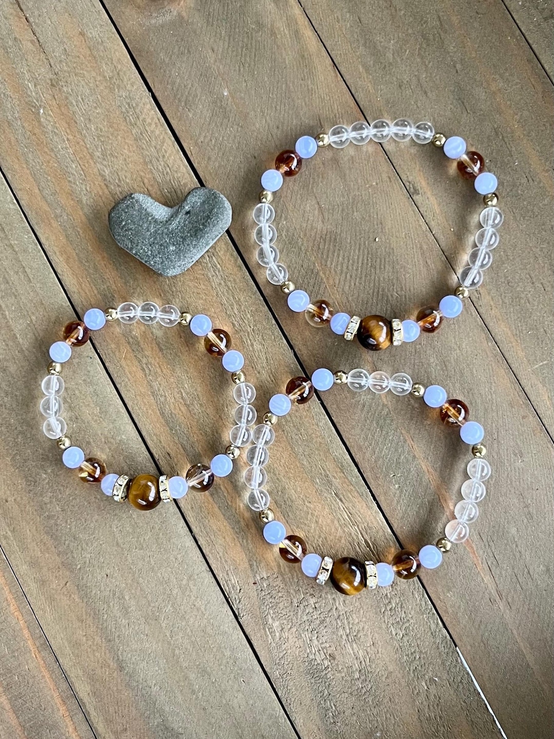 Athena Goddess Gemstone Bracelet - Etsy