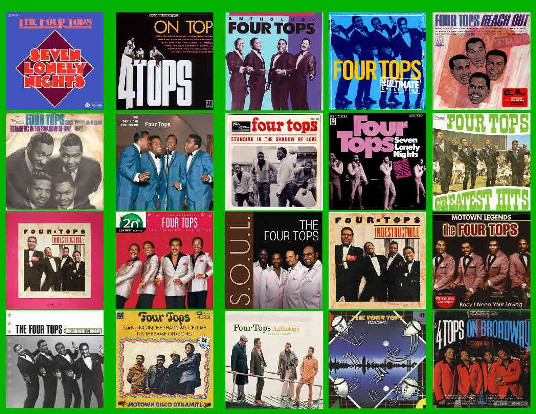 THE FOUR TOPS Album Covers Magnets 20 - Glossy - Etsy