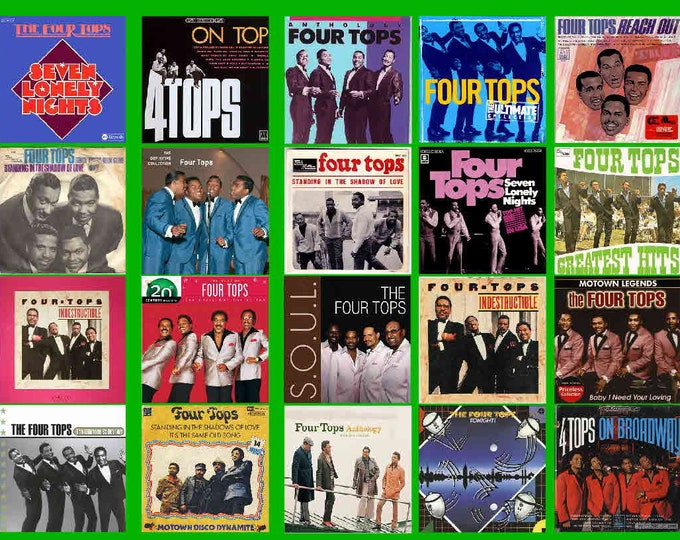 THE FOUR TOPS Album Covers Magnets 20 Glossy - Etsy
