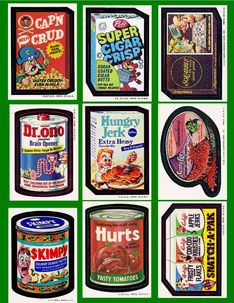 WACKY PACKAGES MAGNETS, Large Size Set 3 9 Glossy - Etsy