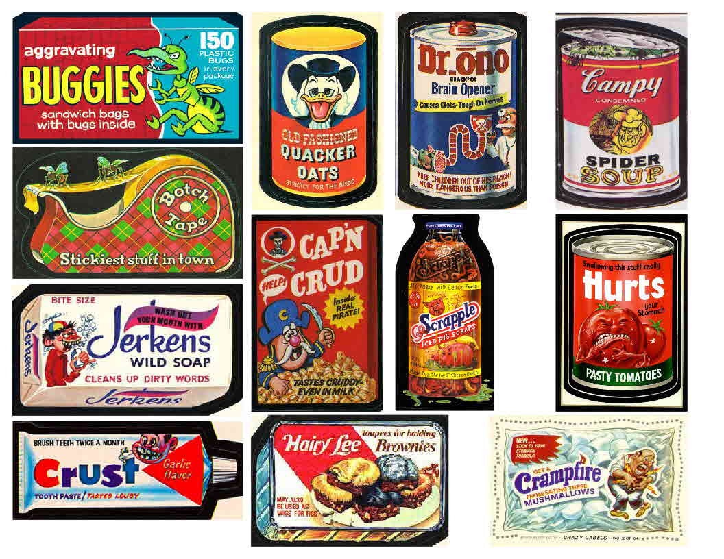 WACKY PACKAGES MAGNETS, Set 1 12 - Glossy - Etsy