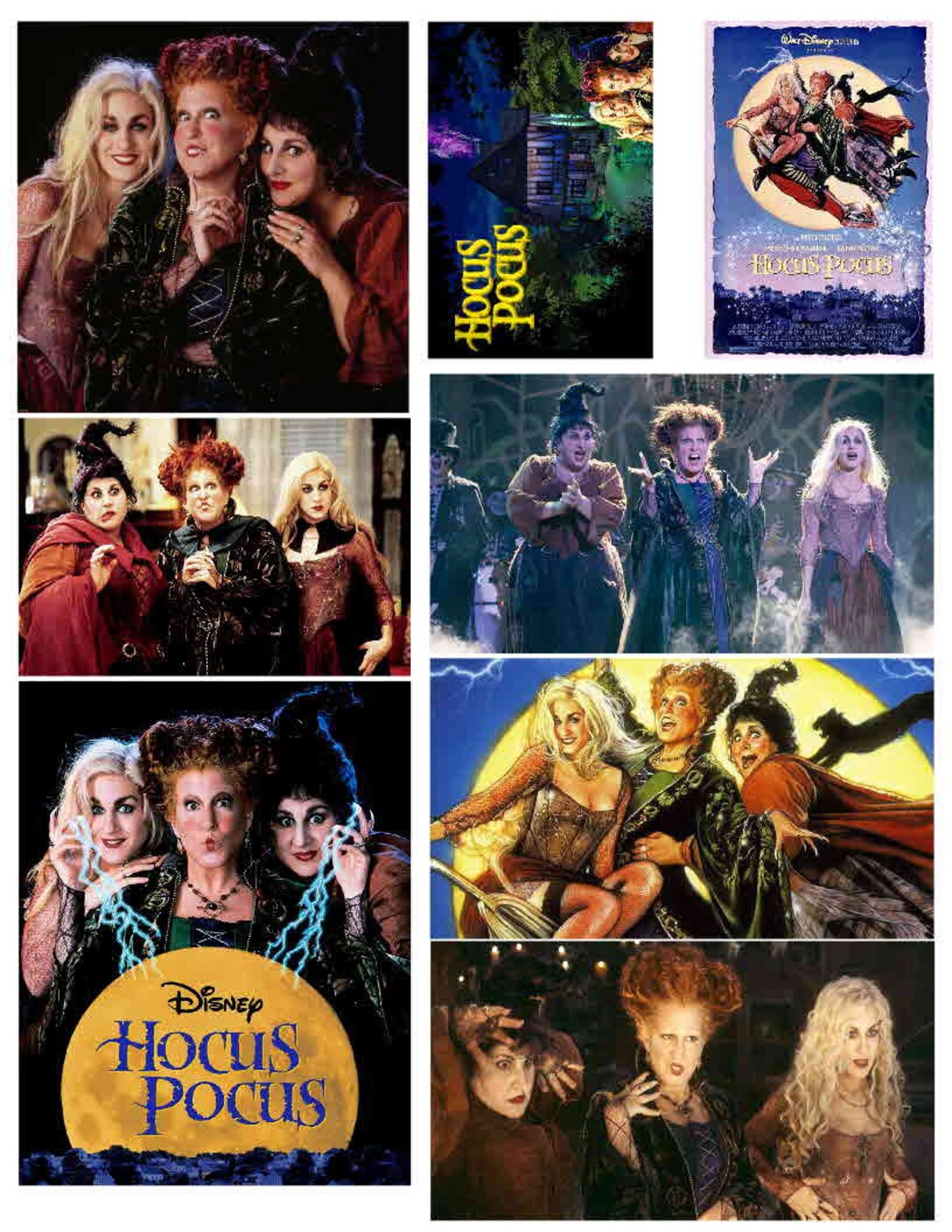 HOCUS POCUS Photos, 8 Magnets Glossy - Etsy