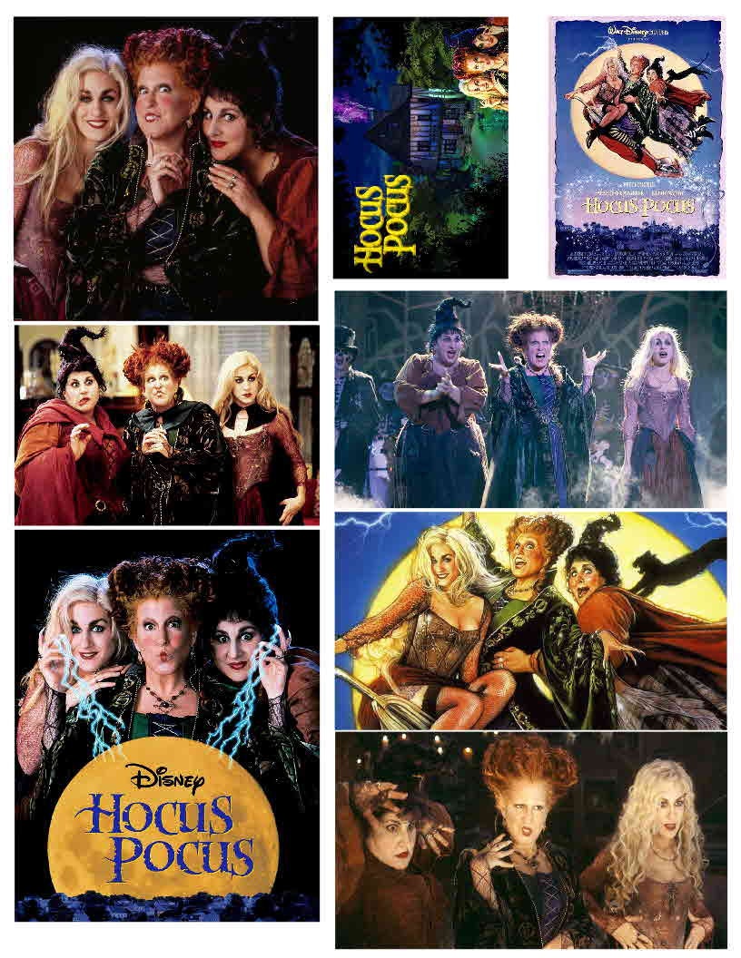 HOCUS POCUS photos 8 magnets Glossy | Etsy