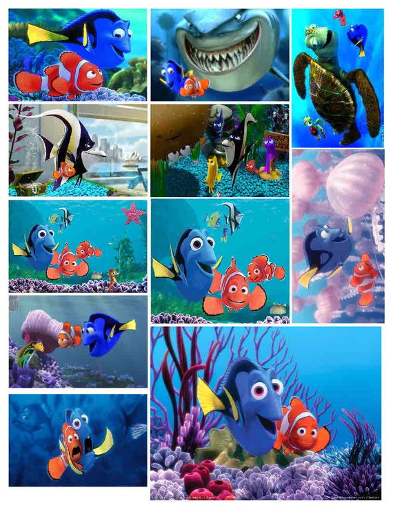 FINDING NEMO 11 MAGNETS Glossy | Etsy