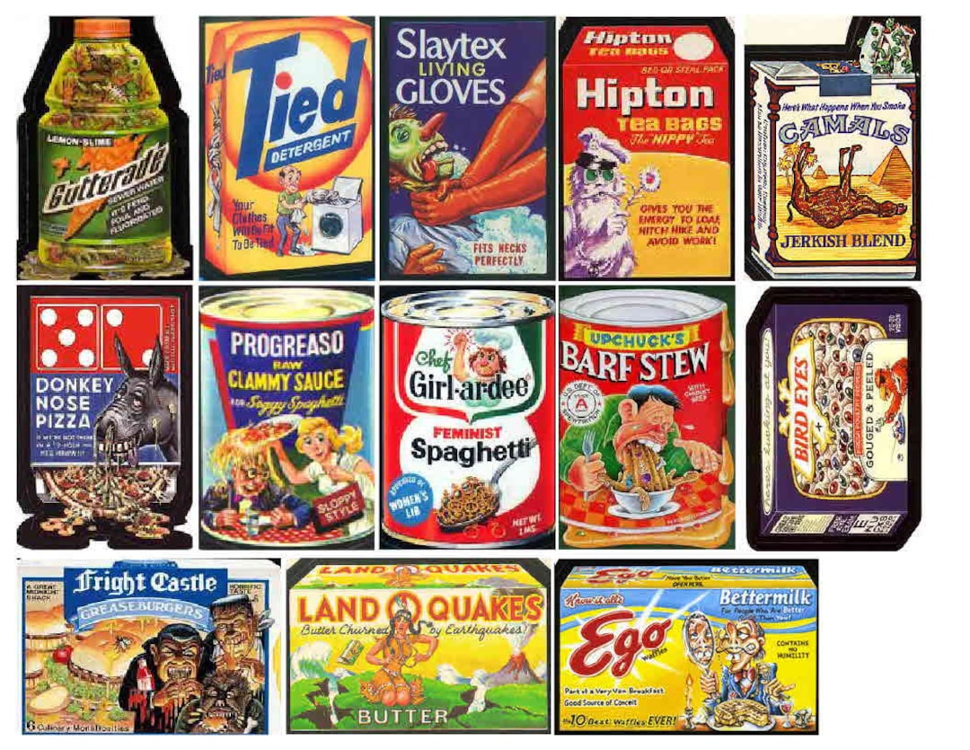 WACKY PACKAGES MAGNETS, Set 4 13 - Glossy - Etsy