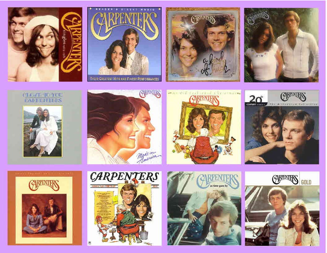 CARPENTERS ALBUM COVERS Magnets, 12 - Glossy - Etsy