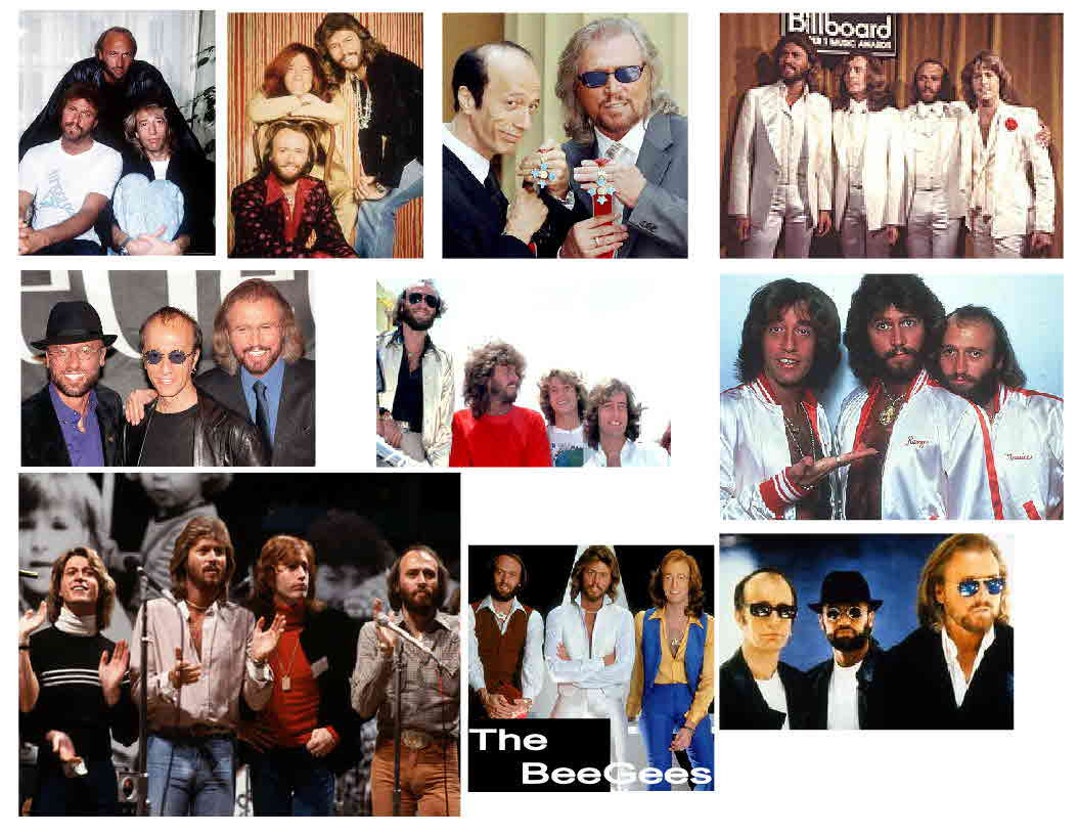 BEE GEES Photos Set 2, 10 Magnets - Glossy - Etsy