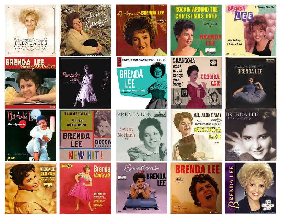 BRENDA LEE ALBUM Covers 20 - Glossy - Etsy