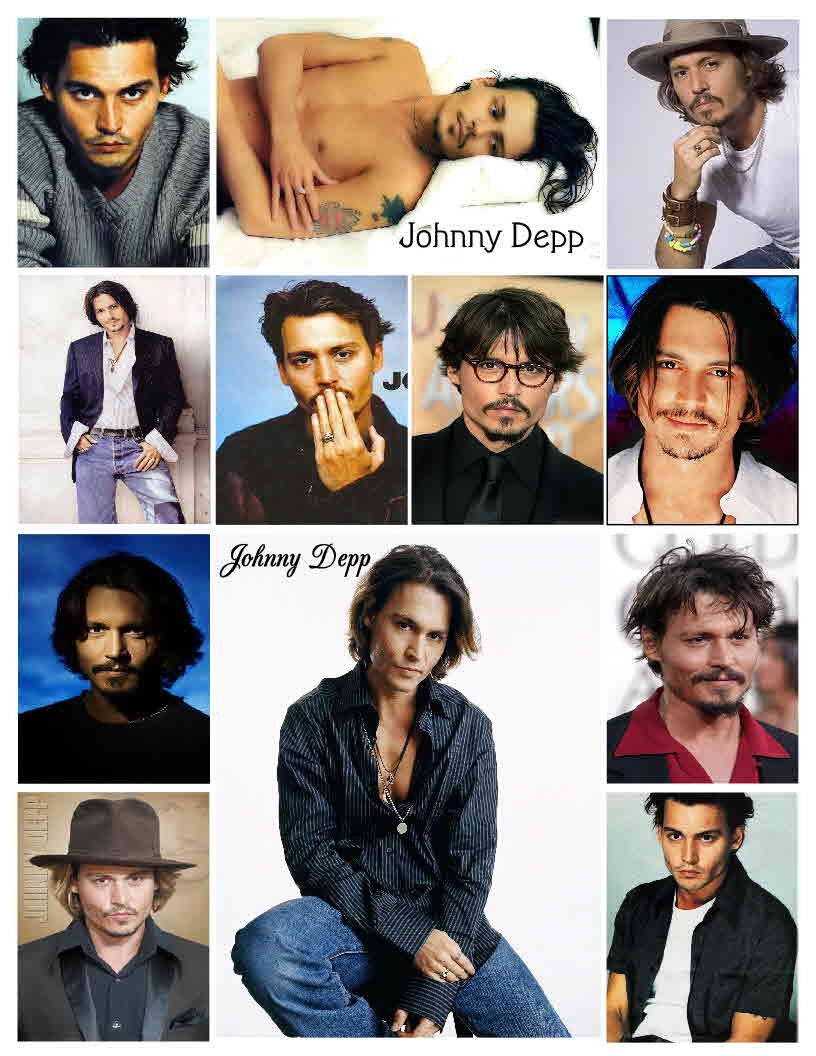 JOHNNY DEEP PICTURES Set 2 - Etsy
