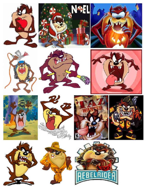 TAZ THE DEVIL Photo Magnets 13 Glossy | Etsy