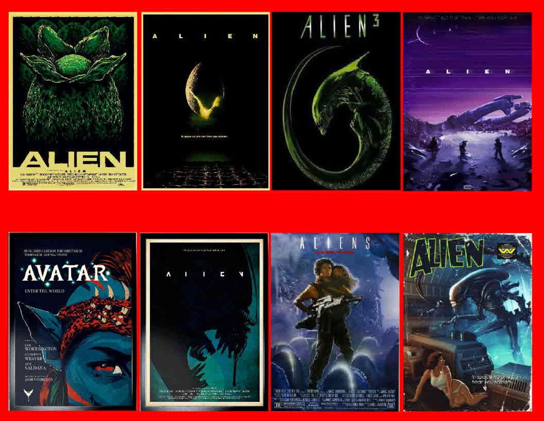 ALIEN Magnets, 8 - Glossy - Etsy