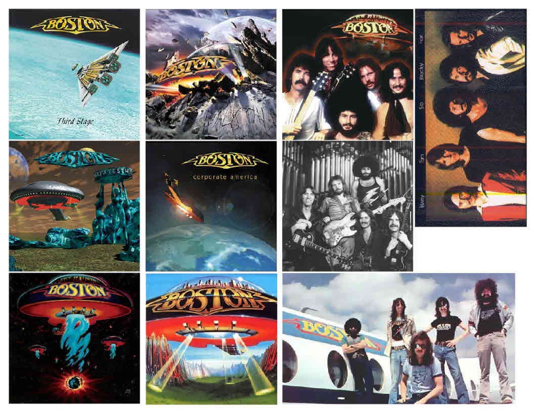 Boston Albums and Pics 10 PHOTO FRIDGE MAGNETS - Glossy - Etsy