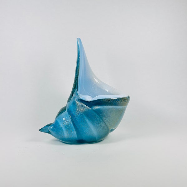 Blue Conch Shell - Etsy