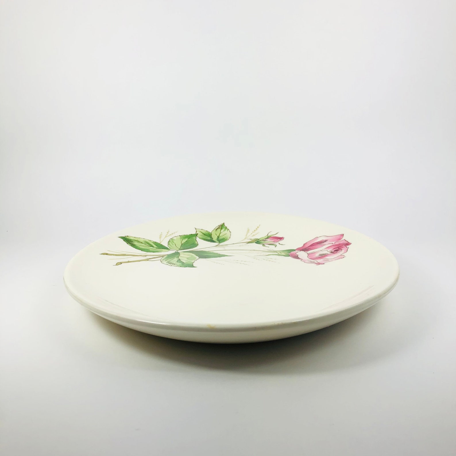 Vintage Tea Rose China by Edwin Knowles Large Oval Serving - Etsy