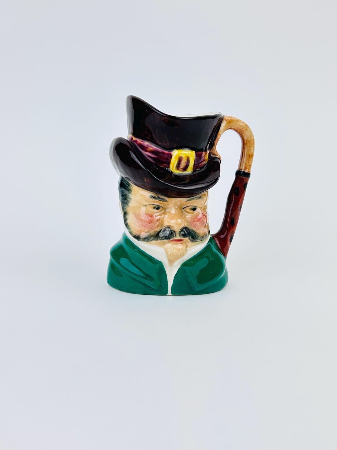 Vintage 1960s Cabby Toby Jug: Small English Porcelain Creamer - Etsy