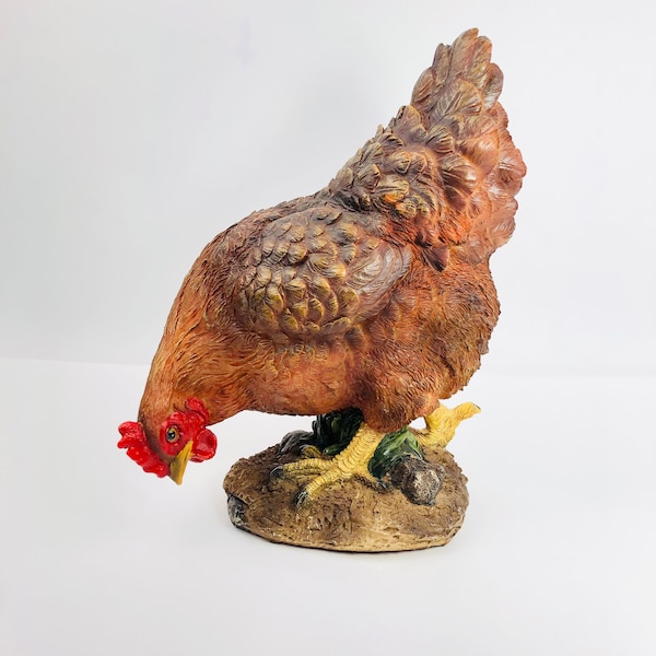 Large Chicken Statue - Etsy